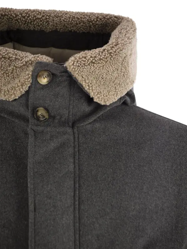 Brunello Cucinelli Shearling Down Coat