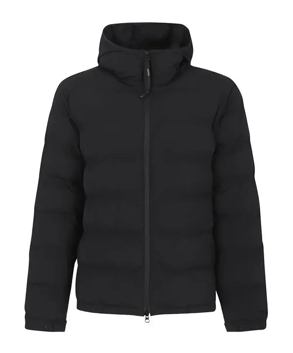 Aspesi Quilted Hooded Down Jacket - Black