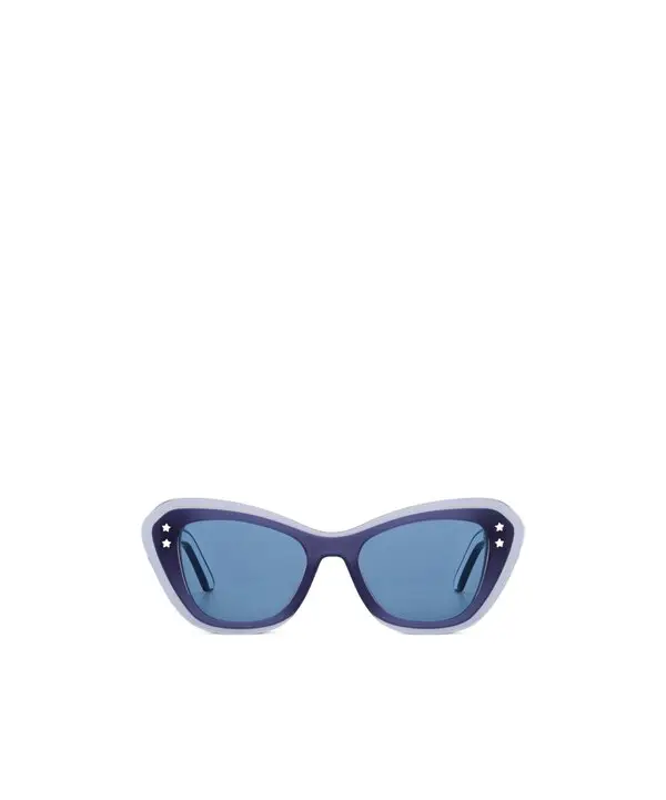 Dior Cat Eye Acetate Sunglasses - Blue