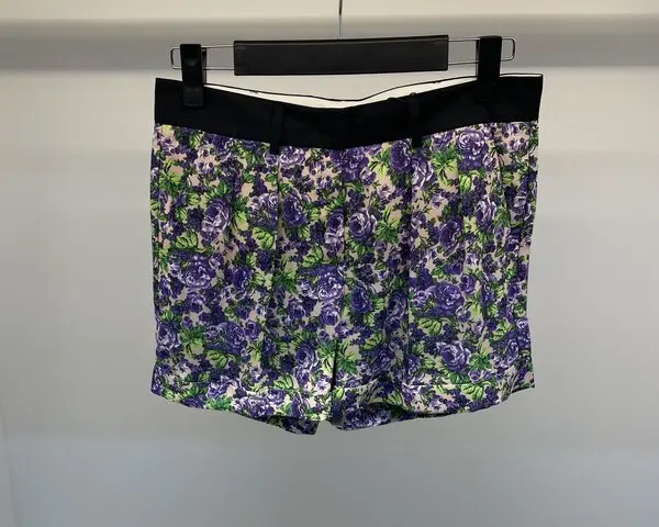 Max Mara Floral Patterned Shorts