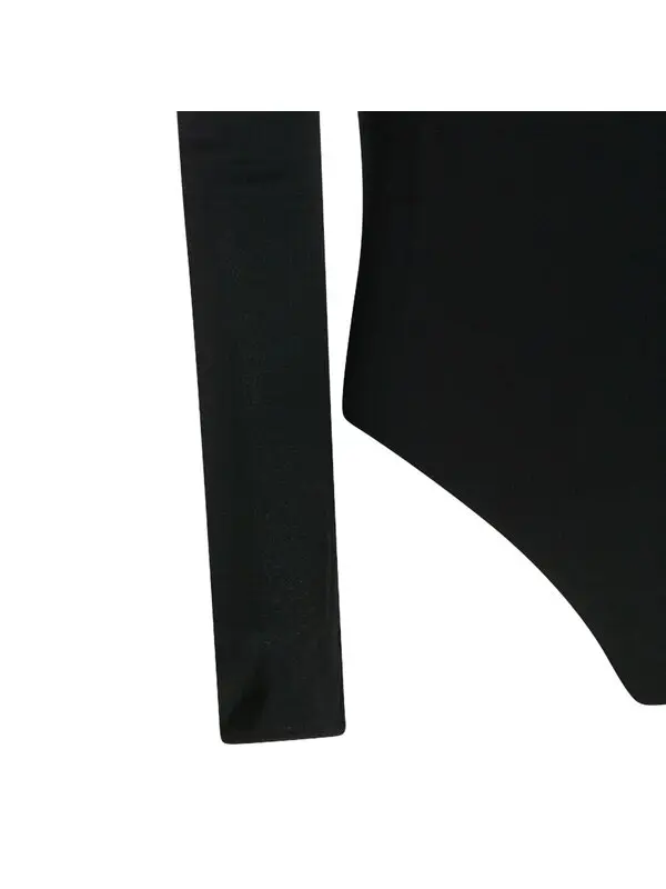 Alaïa Fluid Jersey Heart Bodysuit