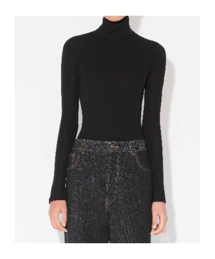 Alaïa Fluid Jersey Heart Bodysuit
