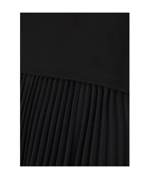 Proenza Schouler Long-sleeved Button-up Dress With Pleated Skirt