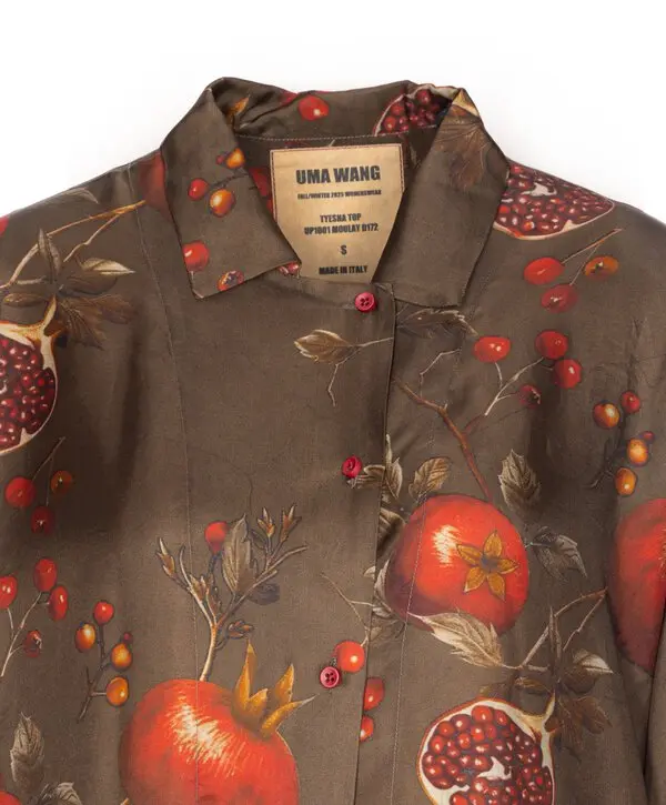 UMA WANG Printed Long Sleeve Shirt