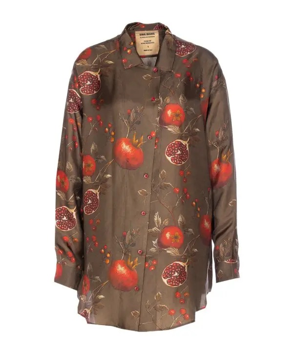 UMA WANG Printed Long Sleeve Shirt - No