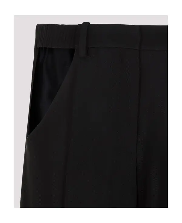 MUGLER Cut-out Wide-leg Trousers