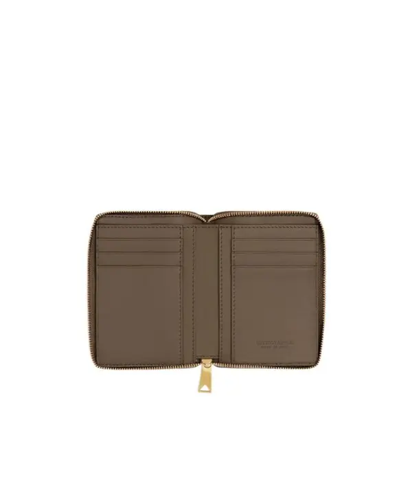 Bottega Veneta Small Cassette Compact Zip Around Wallet