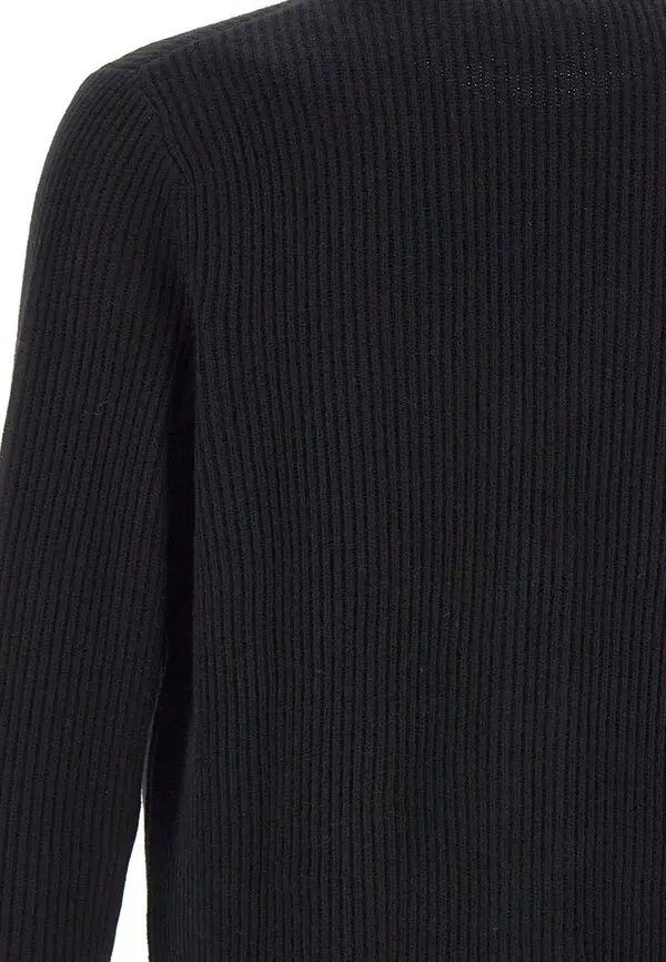 MC2 SAINT BARTH Herrison Ribbed V-neck Cardigan