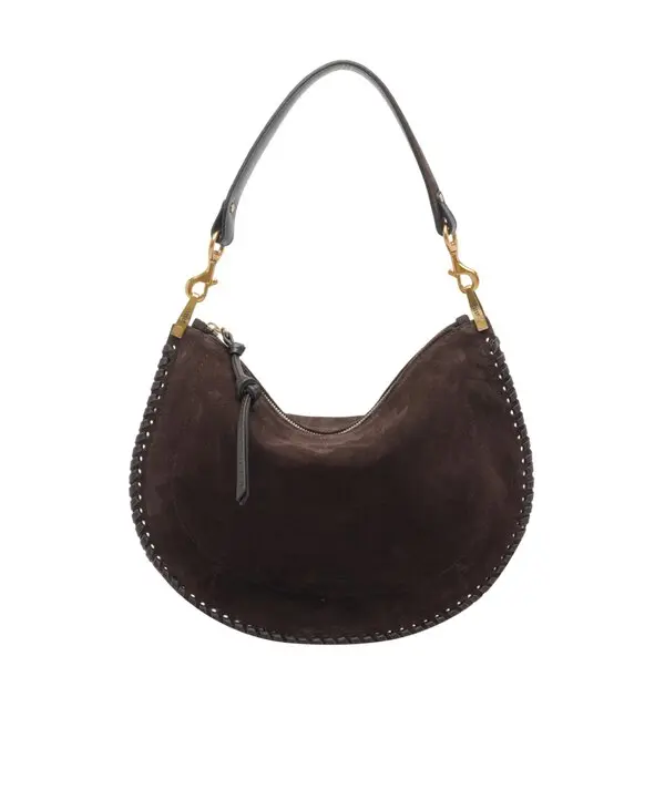 Isabel Marant Étoile Oskan Zipped Shoulder Bag - Coffee