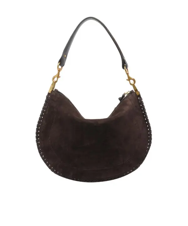 Isabel Marant Étoile Oskan Zipped Shoulder Bag - Coffee