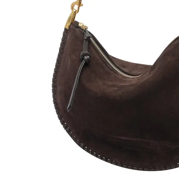 Isabel Marant Étoile Oskan Zipped Shoulder Bag - Coffee