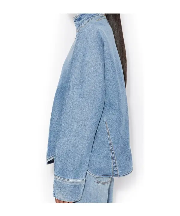 Alaïa Zipped Denim Shirt