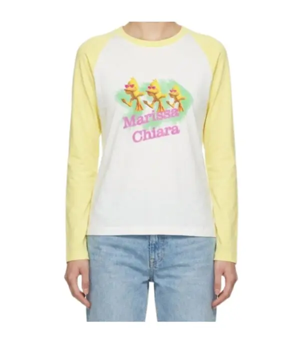 Marissa Chiara Long-sleeved T-shirt - Yellow