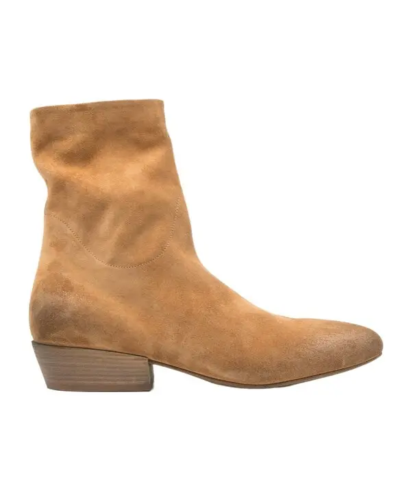 Marsèll Block Heeled Ankle Boots - Brown