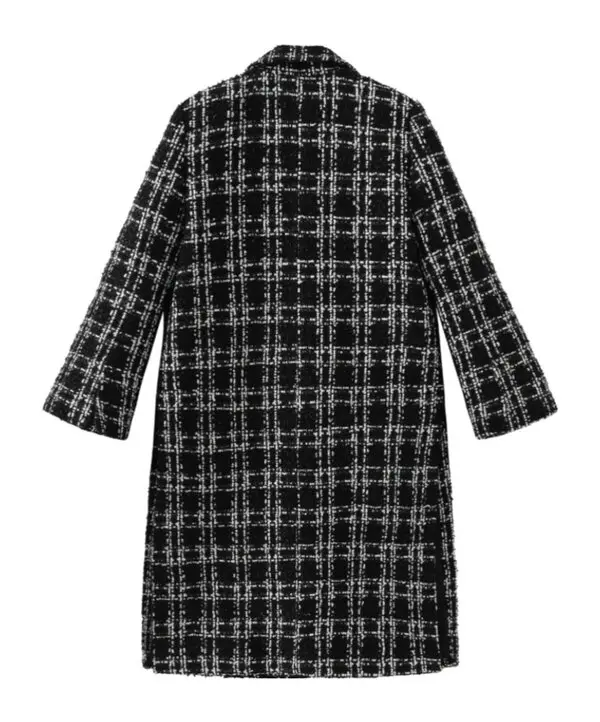 Marissa Chiara Checked Double Breasted Coat