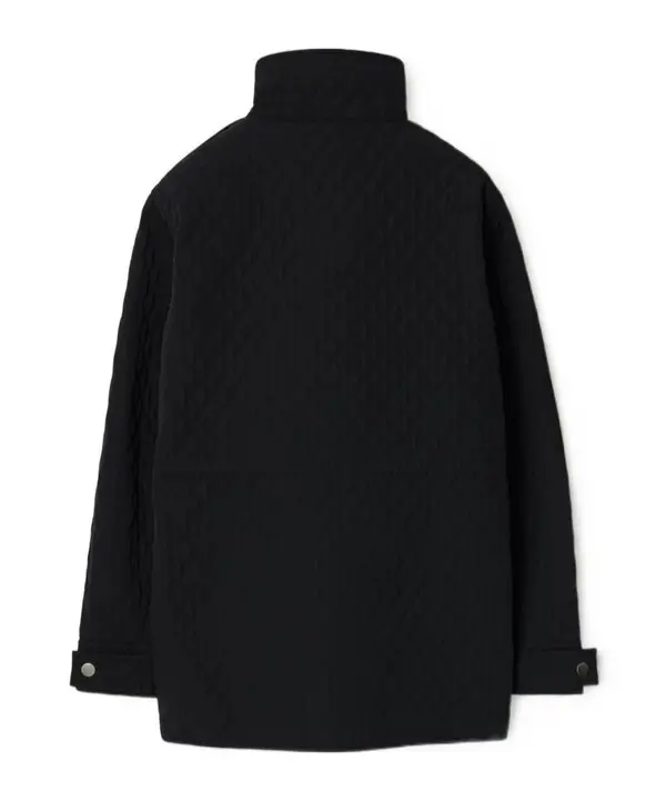 Burberry Long Sleeved Checked Hooded Jacket