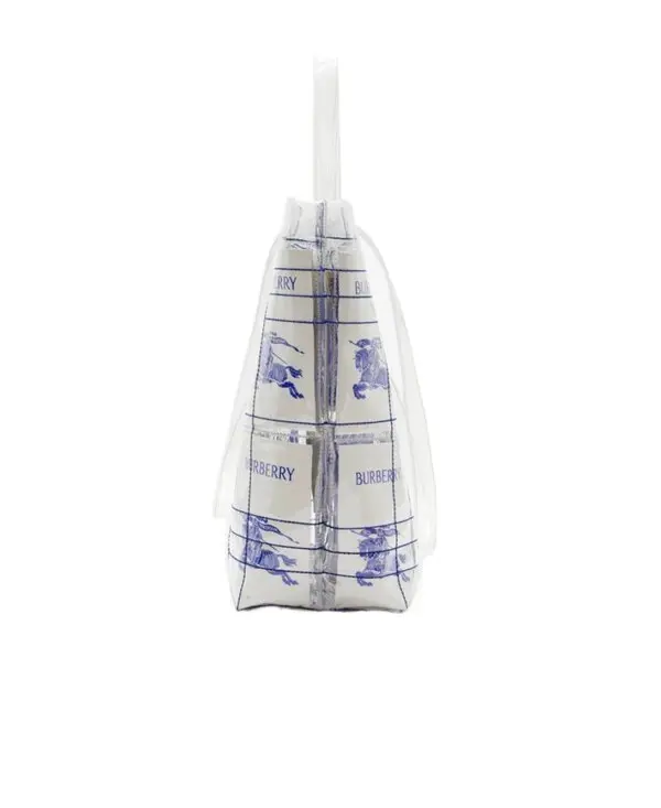 Burberry Logo Printed Tote Bag