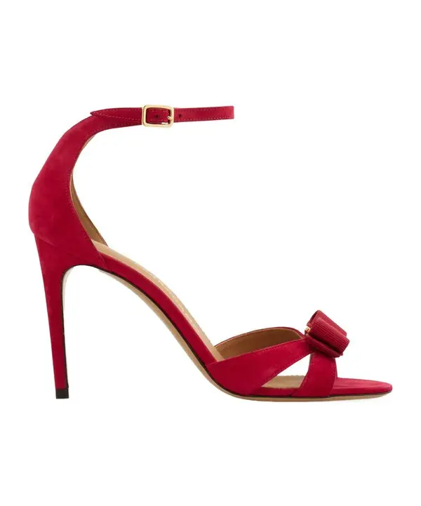 FERRAGAMO Vara Bow Stiletto Sandals - Fuchsia