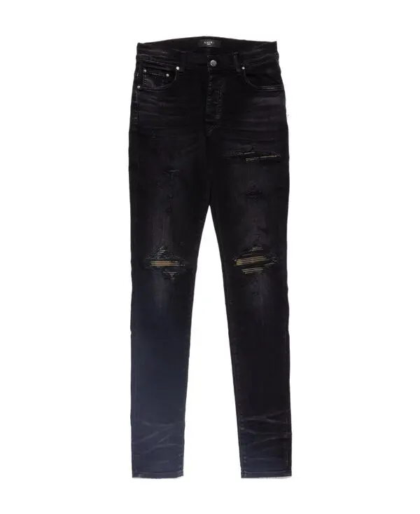Amiri Distressed Skinny Jeans - Black