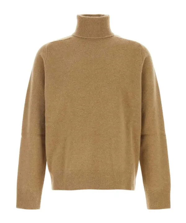 MAISON MARGIELA Roll Neck Knitted Jumper - Brown