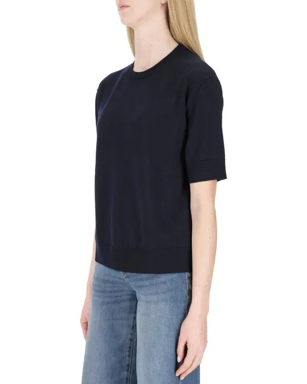 JIL SANDER Crewneck Knitted T-shirt
