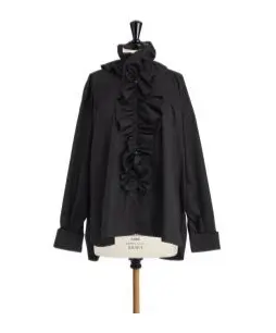 Dior Blouse With Removable Ruched Collar