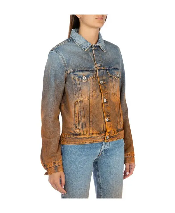 Off-White Gradient Denim Jacket