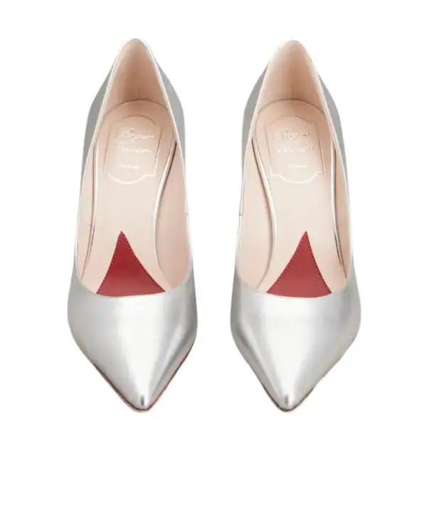ROGER VIVIER Embellished Heel Pumps - Silver
