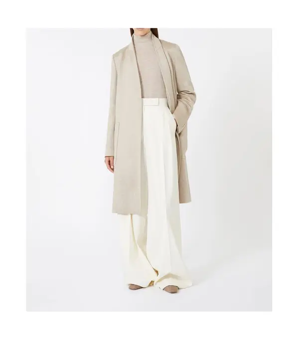 Max Mara Meana Turtleneck Knitted Jumper - Beige