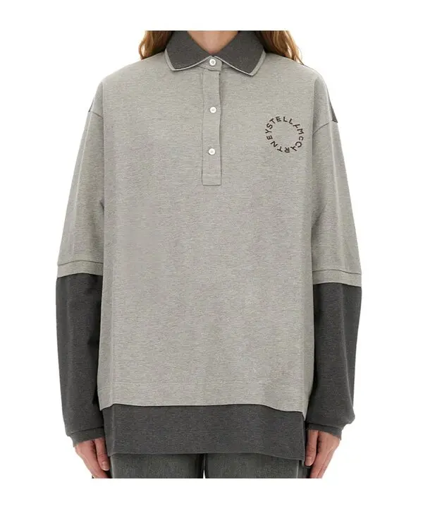Stella McCartney Logo Panel Rugby Shirt
