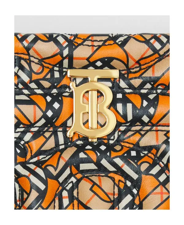 Burberry Micro Lola Monogram-print Bucket Bag
