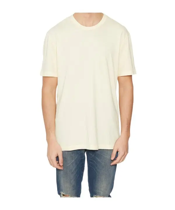 JAMES PERSE Round Neck Short Sleeve T-shirt - White