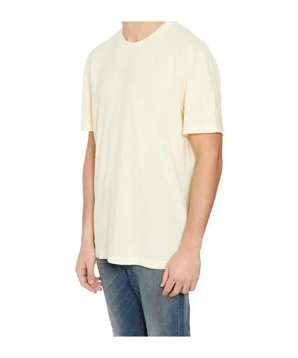 JAMES PERSE Round Neck Short Sleeve T-shirt - White