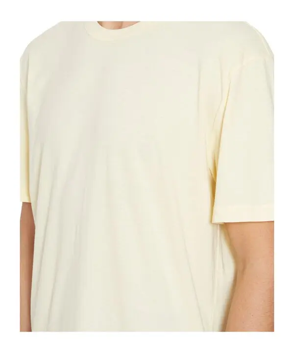 JAMES PERSE Round Neck Short Sleeve T-shirt - White