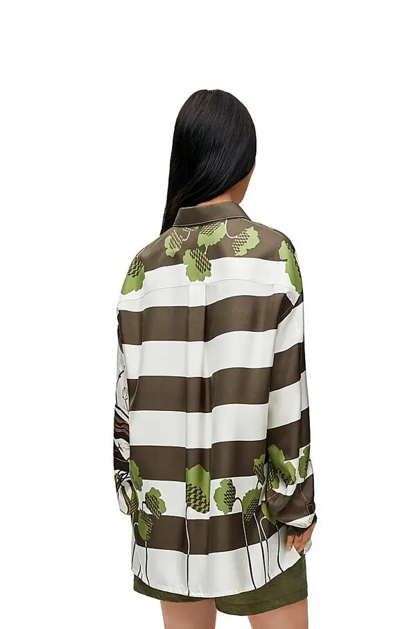 Loewe Graphic Print Panelled Shirt