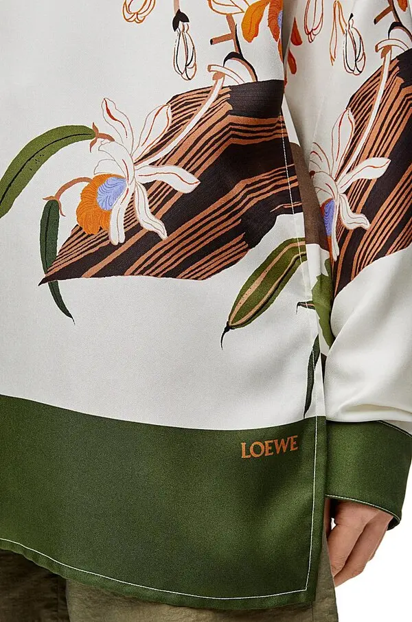 Loewe Graphic Print Panelled Shirt