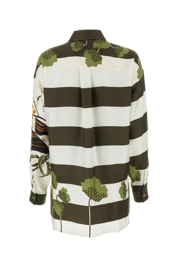 Loewe Graphic Print Panelled Shirt