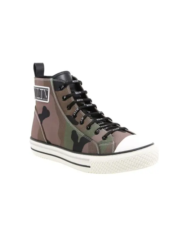 Valentino Garavani Vltn Camouflage High-top Sneakers