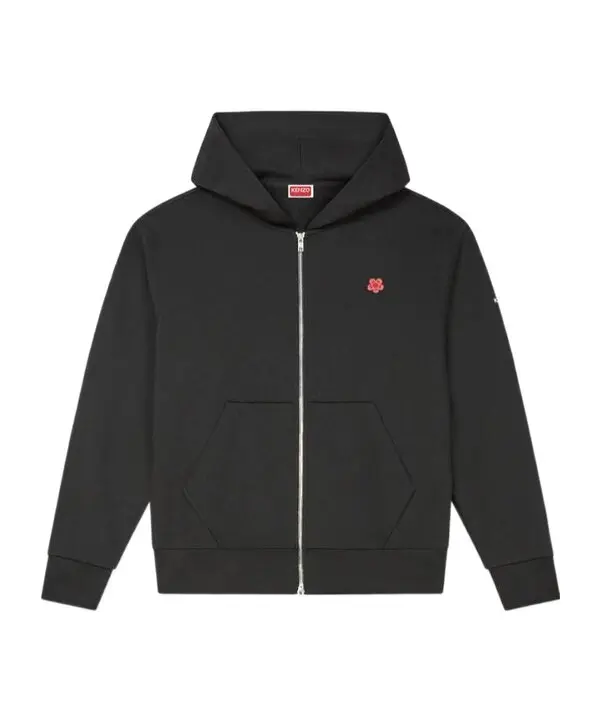 Kenzo Embroidered Boke Flower Zipped Hoodie
