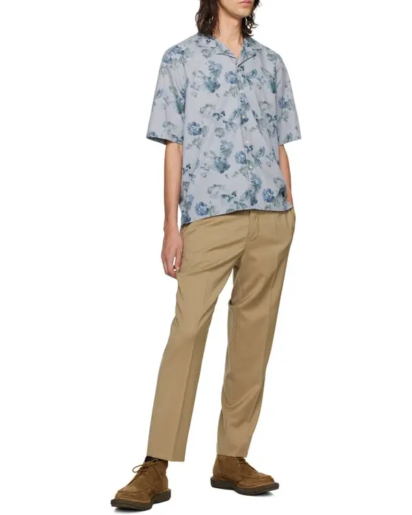 Officine Générale Floral Print Shirt