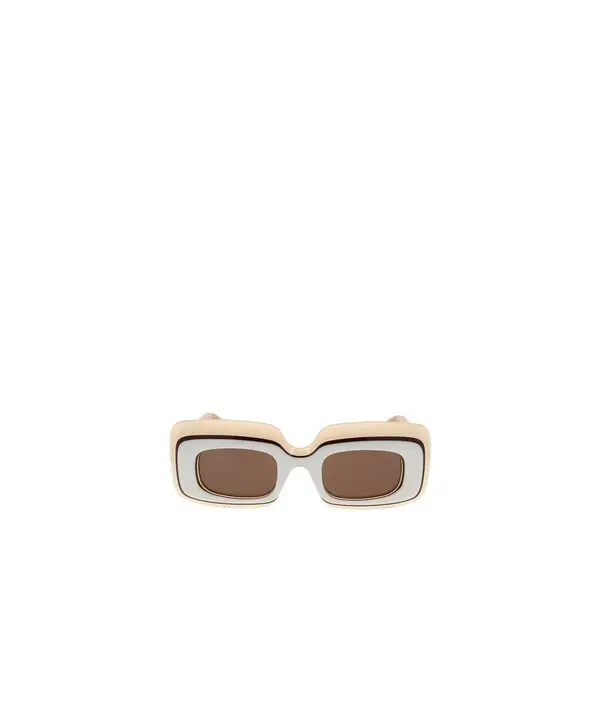 Loewe Rectangle Frame Sunglasses - Brown
