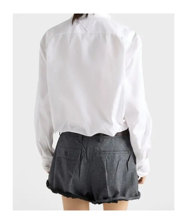 Prada Shapeable Cotton Shirt