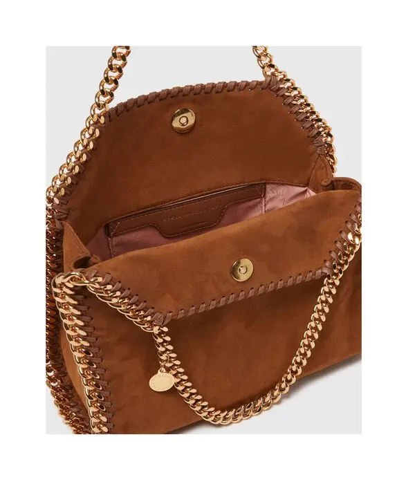 Stella McCartney Falabella Mini Tote Bag - Brandy
