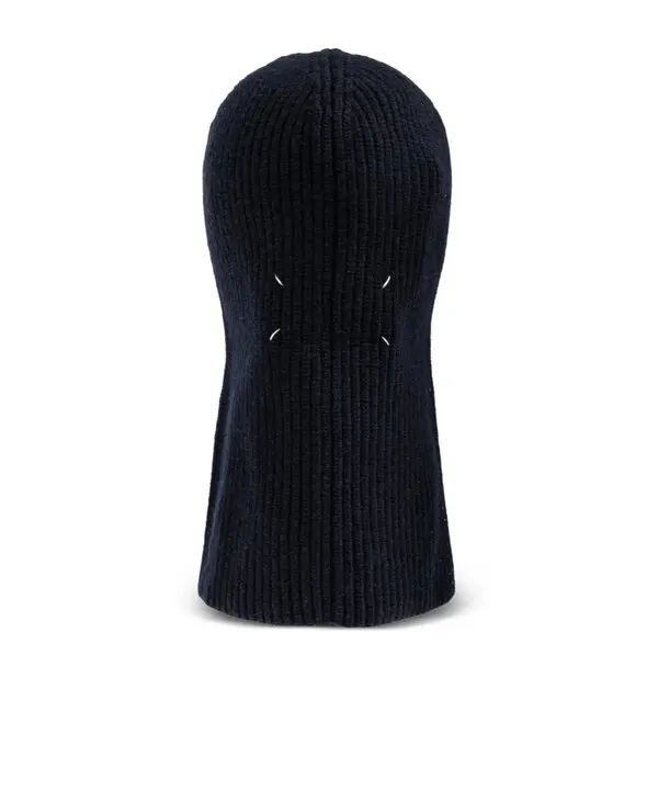 MAISON MARGIELA Numbers Patch Knitted Balaclava