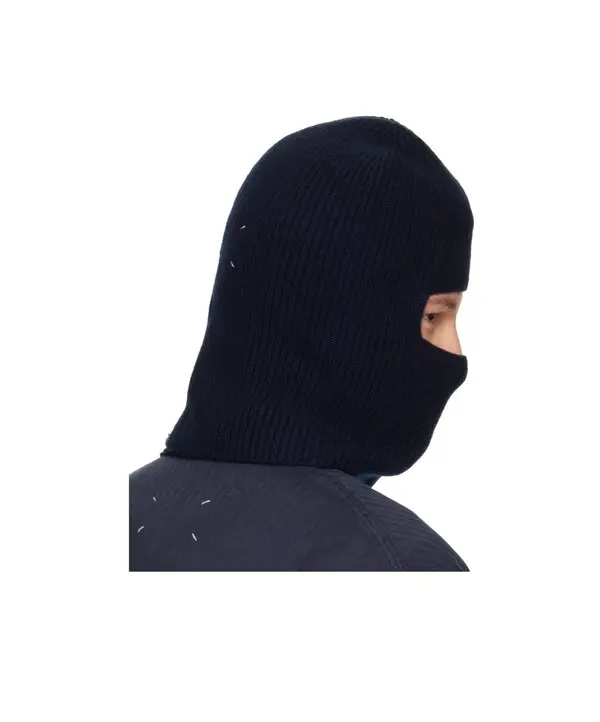 MAISON MARGIELA Numbers Patch Knitted Balaclava