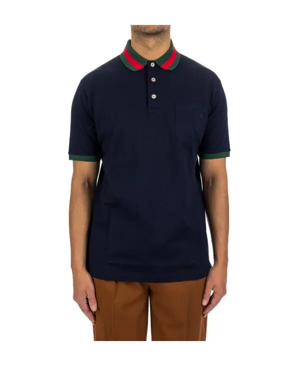 Gucci Stretch Piquet Polo Shirt