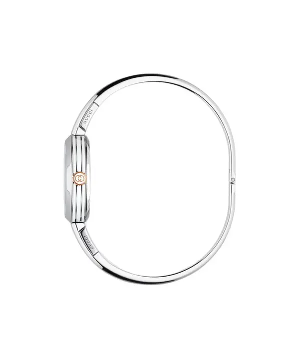 Gucci 24mm Stainless Steel Bangle Watch - Silver