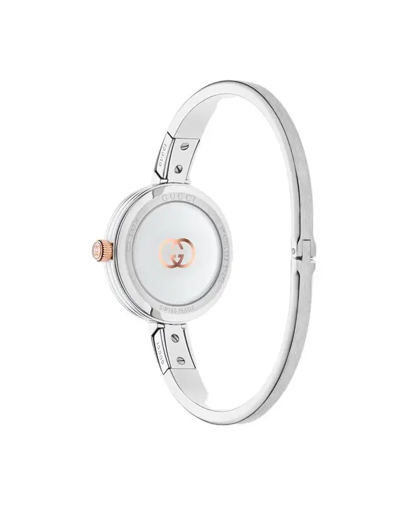 Gucci 24mm Stainless Steel Bangle Watch - Silver