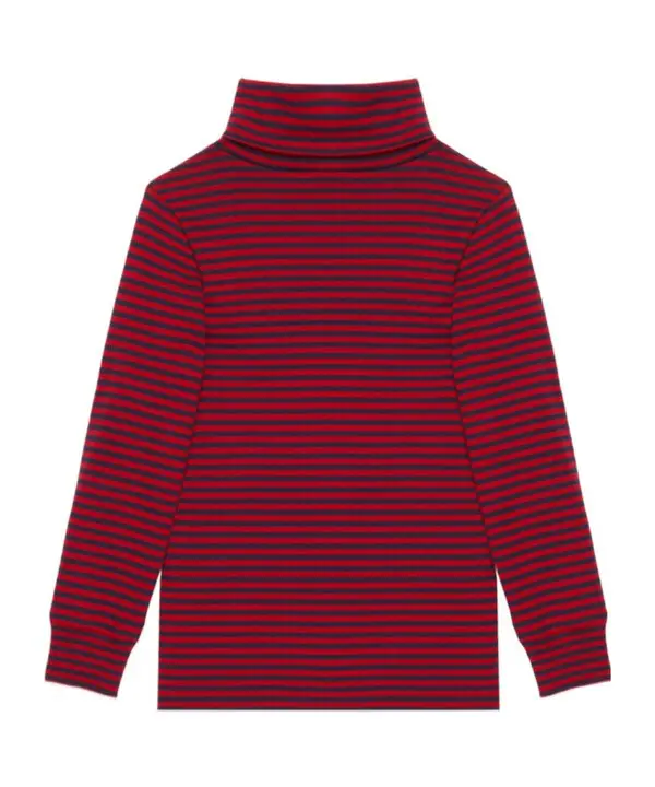 Gucci Interlocking G Striped High Neck Jumper