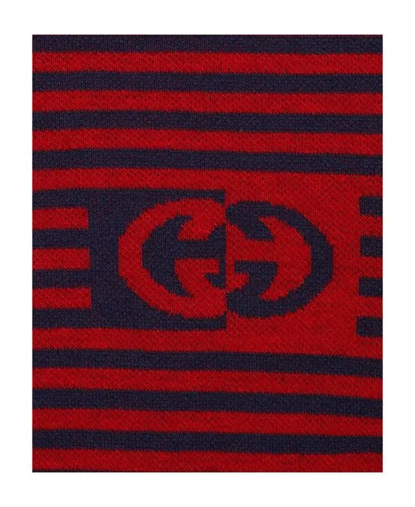 Gucci Interlocking G Striped High Neck Jumper